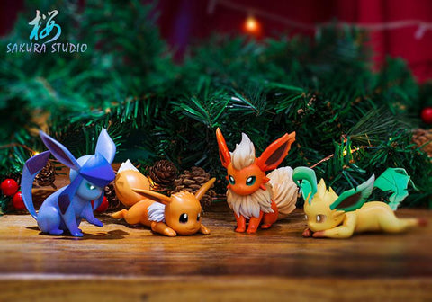 Four Season of Eevee Family - Pokemon Resin Statue - SAKURA Studio [In ...